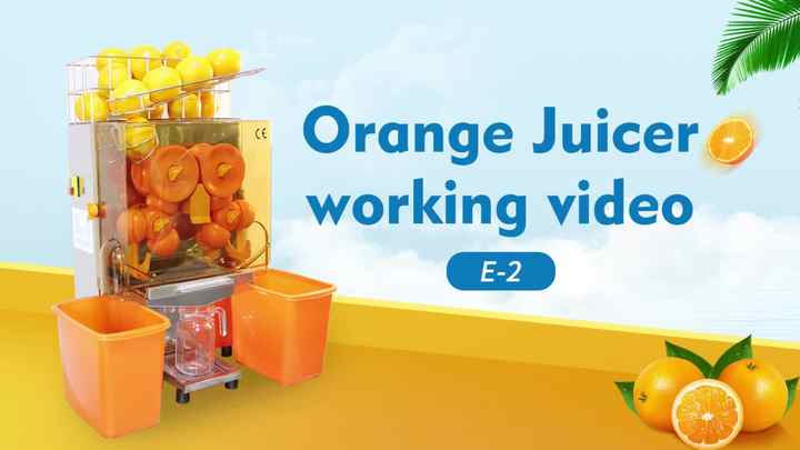 20 Oranges/minute Orange Juice Squeezing Machine - Efficient & Durable