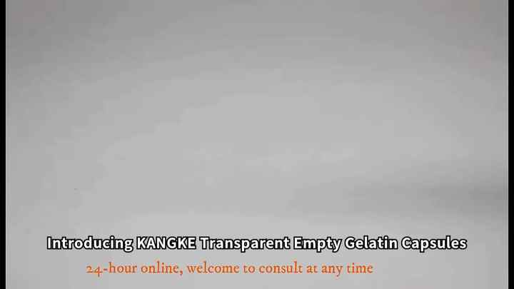 KANGKE Medicinal Quality Empty Bone Gelatin Capsules with Customized ...
