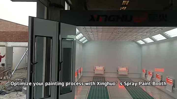 Electric Heating Diesel Burner Spray Paint Booths Painting Preparation ...