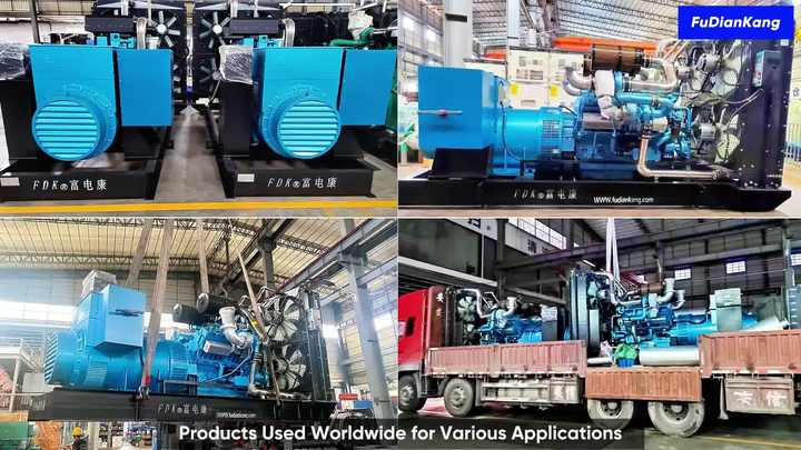Diesel Genset Open Frame 1000KVA-1650KVA 50Hz 230/400V 1500 RPM Powered ...