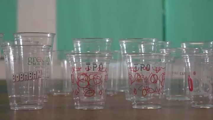 Factory Classic Design Plastic Cup With Lid Transparent Disposable ...