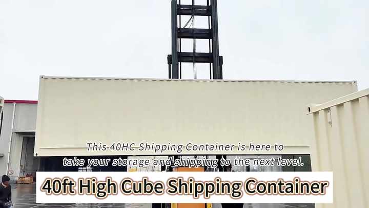 New 12m Length 40ft 40 Foot 40' HC Dry Cargo Sea Empty Shipping ...