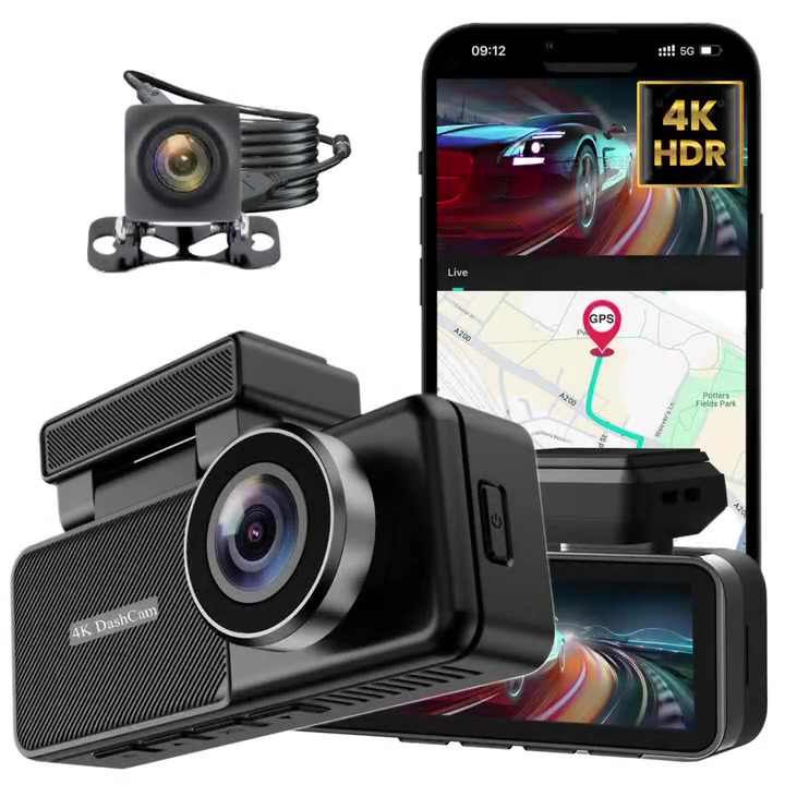 3.2 Inch 4K HDR Driving Recorder with App Car Camera Small Car Parts ...