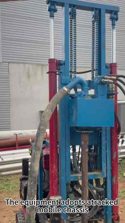China Small Borehole Drilling Rig 150m 200m Water Well Drilling Rig ...