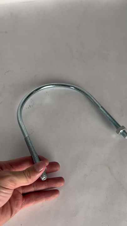Galvanized U-bolt M10 Stainless Steel for Pipeline Fixation Pipe ...