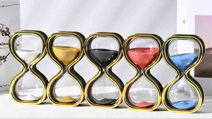 8-shaped Retro Luxury Pendulum Sand Clock - 15/30 Min Timer