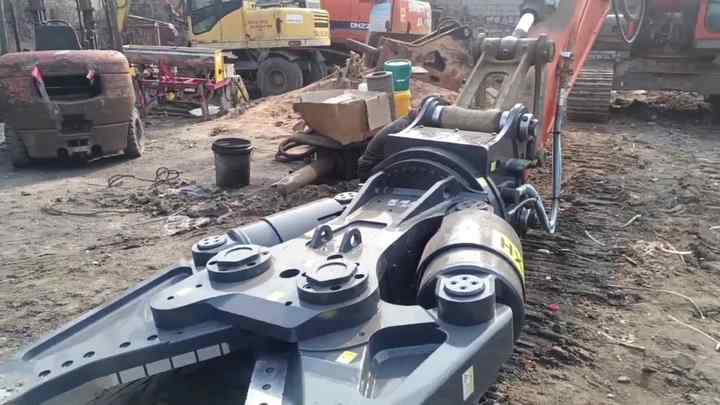 Hydraulic Demolition Shear Scrap Metal Shears Double Cylinder Hydraulic ...