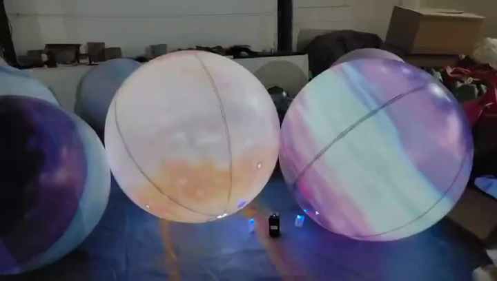 Giant PVC Inflatable Planet Balloon & Ball Solar System Theme ...