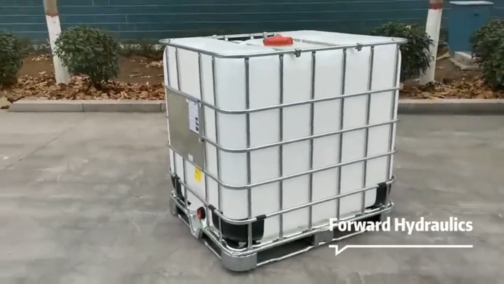 White IBC 1000 Litre Plastic Water Tank With Steel Frame Cage for ...