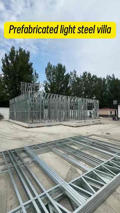 Modern Luxury Prefab Steel Villa House with Bedroom Customized ...