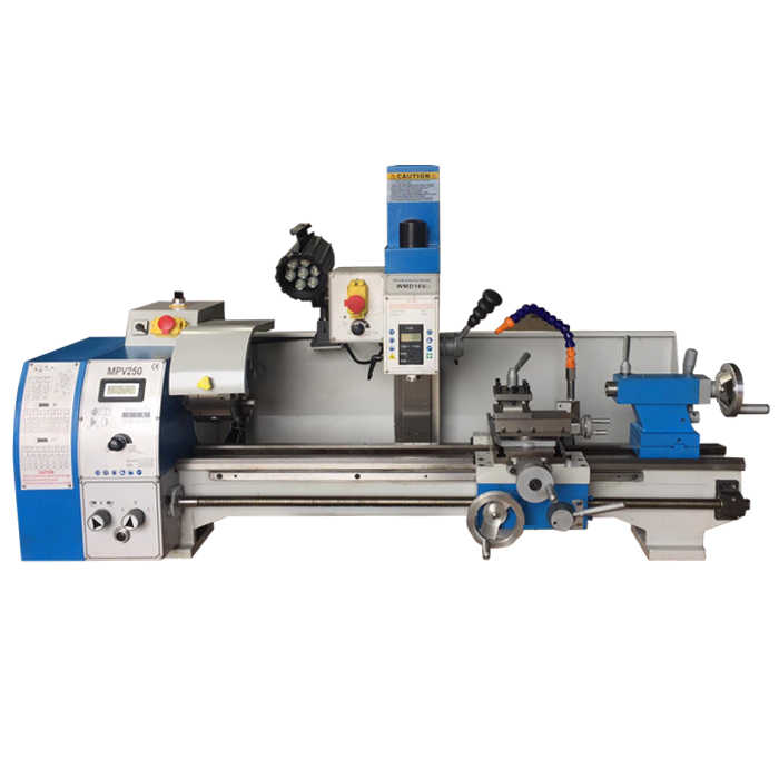 2022 WMTCNC MPV250 Combo Lathe/drill/mill for Metalworking