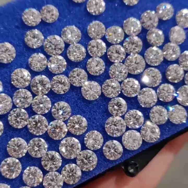 Wholesale Price HPHT CVD Diamond 0.5ct 1ct 1.5ct 2ct 3ct DEF VVS-VS Round Cut Loose Lab Grown ...