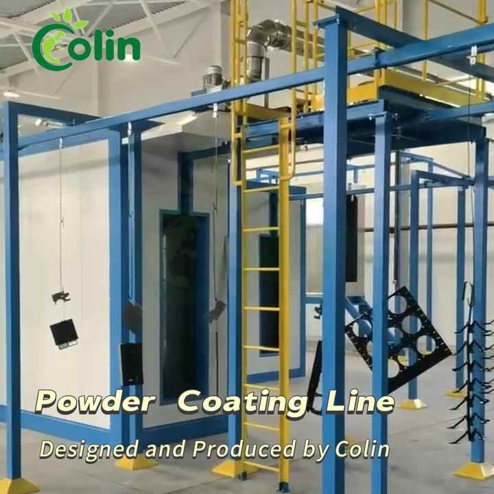 Customized Automatic Electrostatic Powder Coating Oven New Curing ...