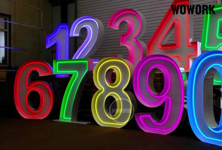2024 WOWORK RGB Neon Marquee Lights for Christmas & Weddings