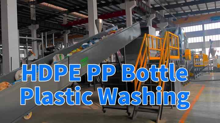 Humanized Design Automatic Recycled HDPE Sheet Plastic Bottle Recycling ...