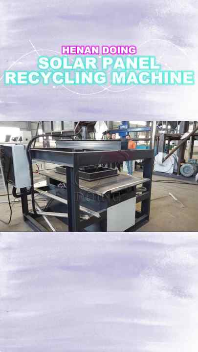 High Purity Solar Panel Recycling System Photovoltaic PV Module Waste ...