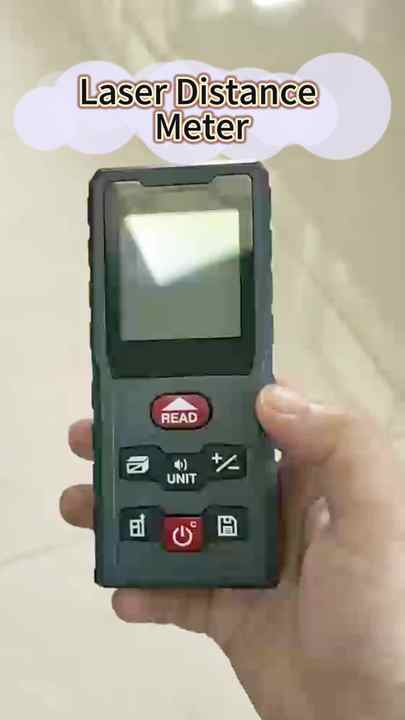 60M Digital Laser Meter Handheld Distance and Area Volume Measure Tool ...