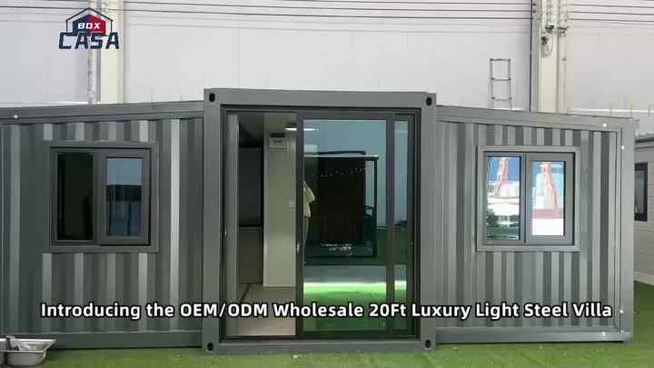 CASA BOX Modern 40ft Expandable Container House-Portable Kitchen Office ...