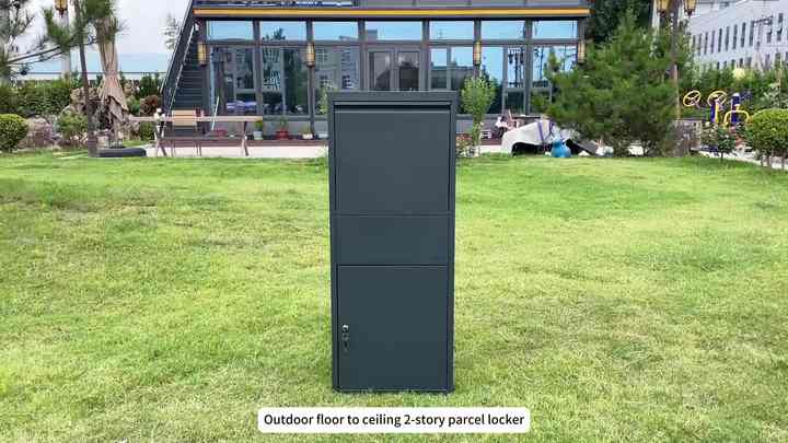 Secure and Durable Metal Parcel Mailbox for Outdoor Delivery
