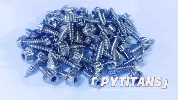Self-tapping Screws GR5 Titanium M5*15mm Flower-shaped Self-tapping ...