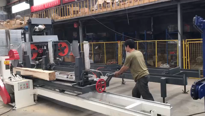 Circular Saw With Linear Guide Rail & Sliding Table Sawmill, 7.5KW ...