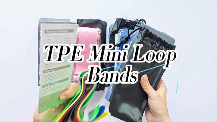 Mini Loop Strength Gym Resistance Bands 5 Levels Durable Thick TPE ...
