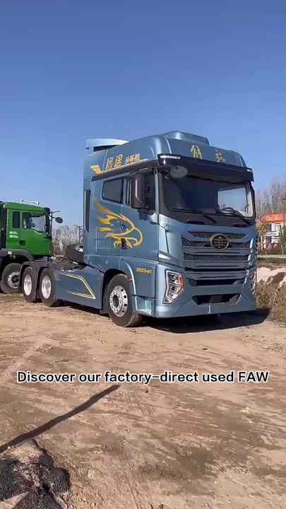 FAW J6P High-Quality 10-Wheel Tractor Truck 480HP High-Roof Diesel Euro ...