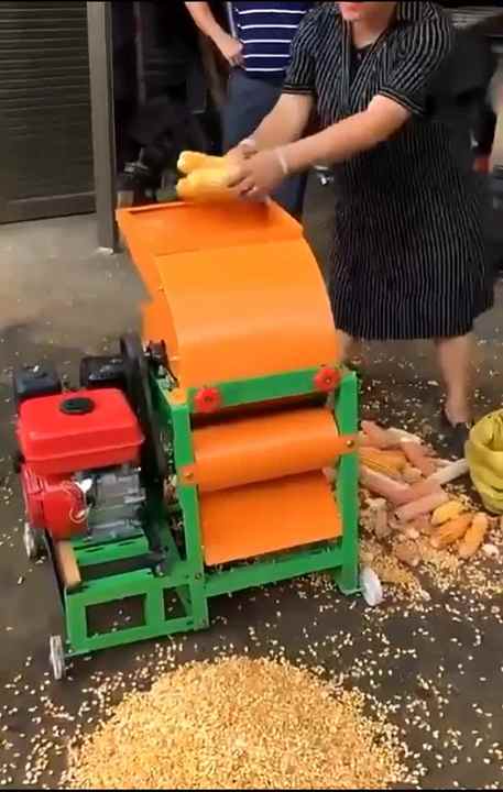 Automatic Maize Shelling Peeling Thresher Machine for Corn Soybean ...