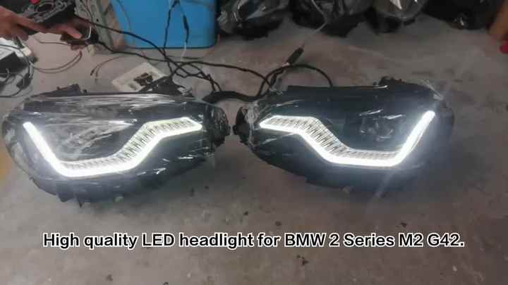 BMW 2 Series M2 G42 LED Headlights - 6000K, 36W, 5500 Lumens