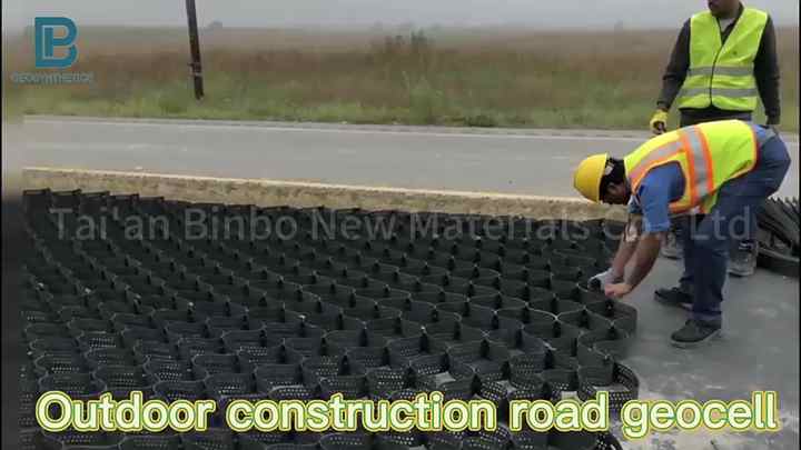 Outdoor Driveway Geocell Retaining Walls HDPE & PP Material 3D Model ...