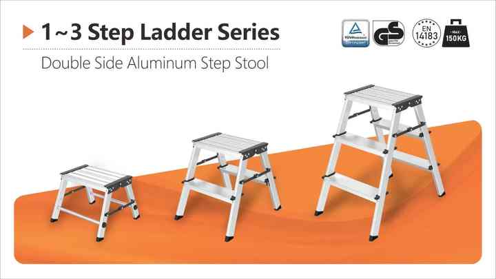 Portable Twinbo EN14183 Aluminum Ladder for Outdoor Use
