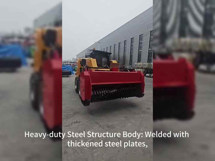 All Terrain Forest Machinery Wood Chipper Drum Mulcher Shredder Machine ...