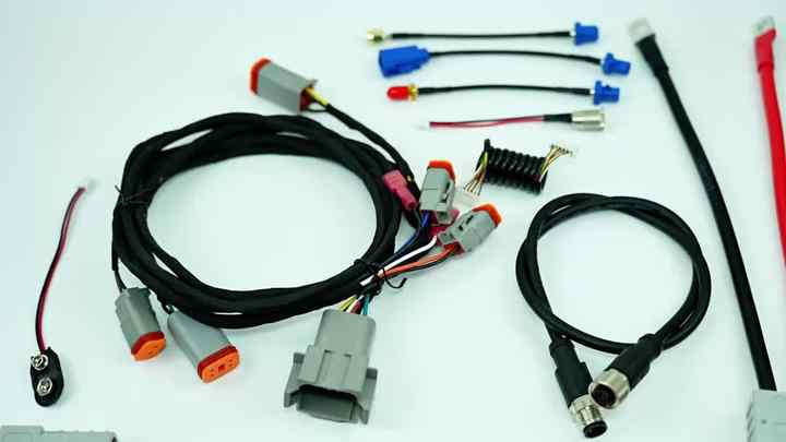 FAKRA Panel Mount Extension Cable Quad Mini Fakra 4 in 1 Coax to Fakra ...