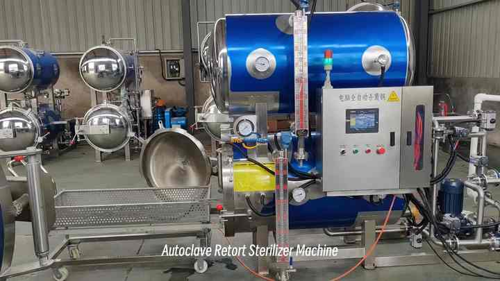 Large Industrial High Pressure Commercial Steam Sterilization Kettle ...