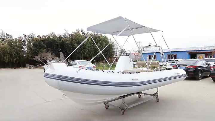 CE Certified 8-Person Aluminum Sport Yacht Inflatable Boat with ...