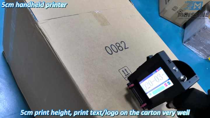 C50Pro Large Size Handheld Inkjet Printer for Box Carton Packaging 5cm ...