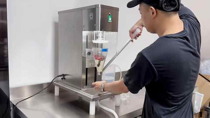 Commercial Soft Serve Machine with Integrated Blender | Milkshake & Ice ...