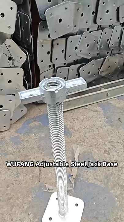 Frame Scaffold Base Leg Support Scaffolding Base Plate Poteau De ...