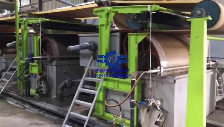 787mm Corrugated Box Paper Machine Corrugated Paper Production Line ...