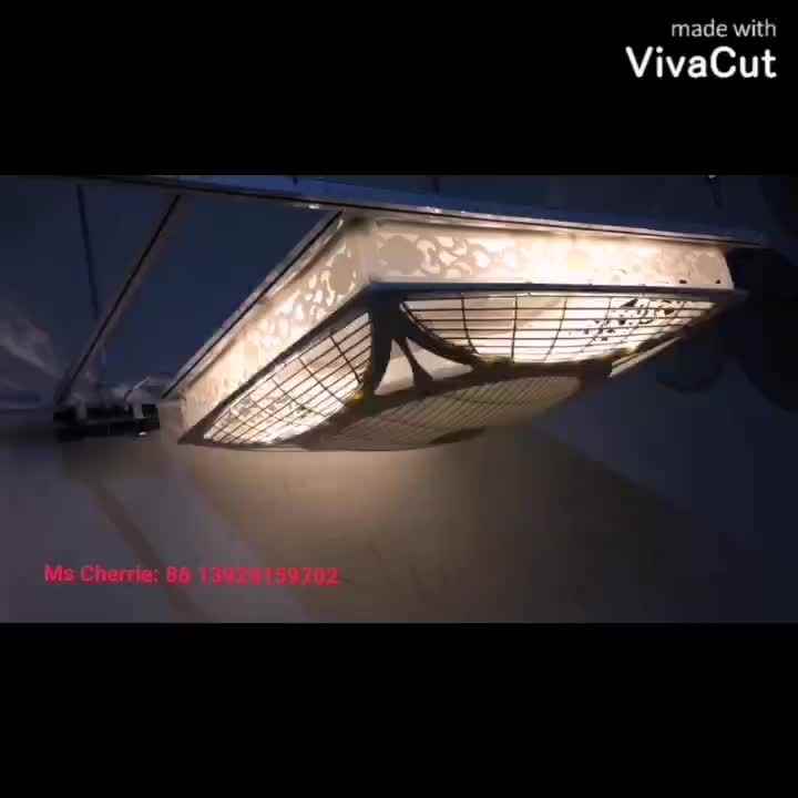 Super Asia 60x60 Ceiling Fan with Remote Control, LED Lights, and Timer ...