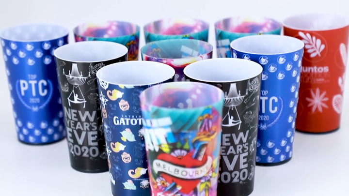 OEM 430ml LED Cup Colorful Flashing Plastic Glass Cheap Party Gift for ...