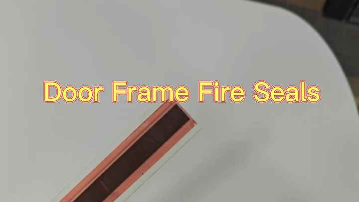 By Flexible Intumescent Fire Seal for Fire Rated Door Frame Fireproof ...