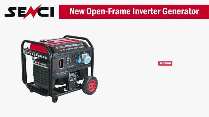 Senci Portable Gasoline Generator Power 6000 Watts 120V 230V Inverter ...