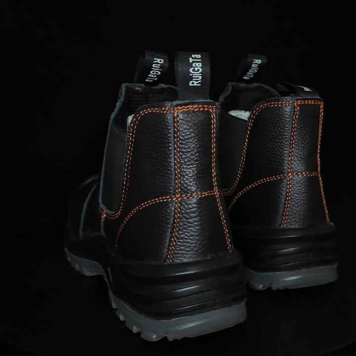 High-top Steel Toe Safety Boots Anti-Slip Impact Oil Splash Resistance ...