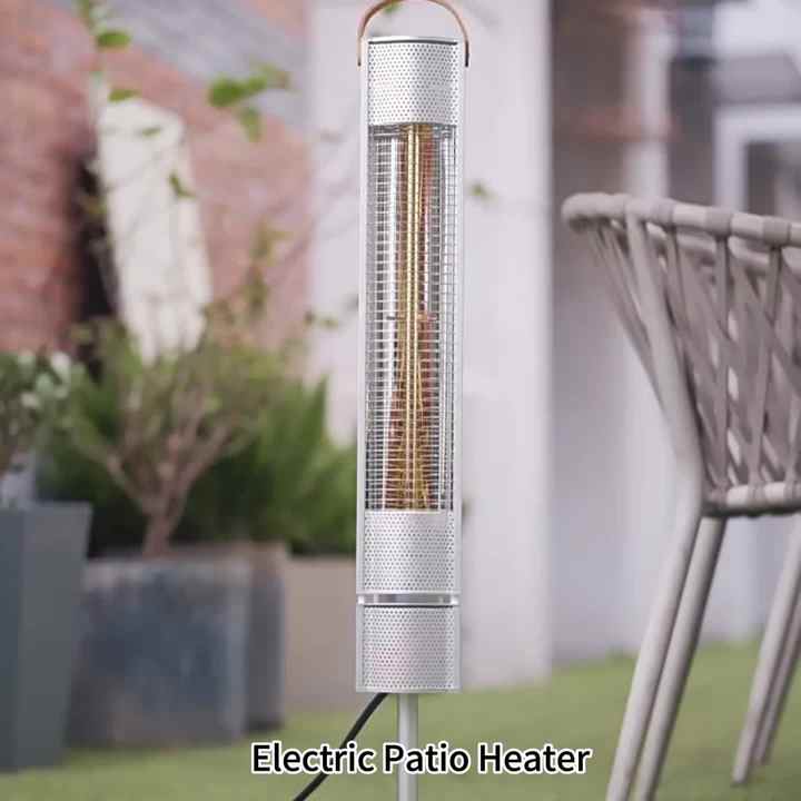 2000w Electric Heating Lamp Patio Heater Free Standing Electric ...