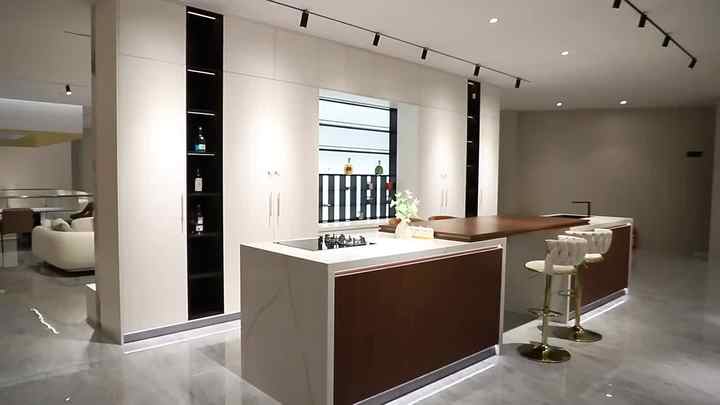 George group American Style Solid Wood Kitchen Cabinets Wooden Wall ...