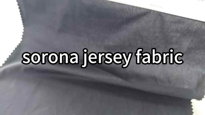 Factory Custom Knit Black 150GSM Recycle Material 100%Polyester Sorona ...