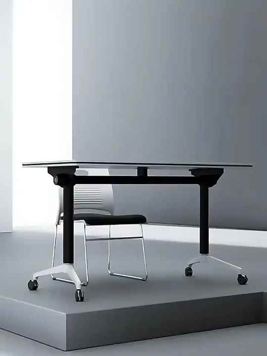 Industrial Heavy Duty Folding Table Locking Casters Mobile Flip Top ...