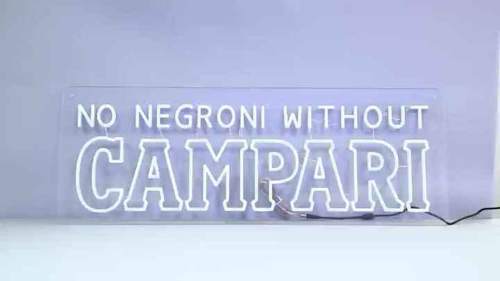 Campari Negroni LED Neon Sign – Customizable Decorative Sign for ...