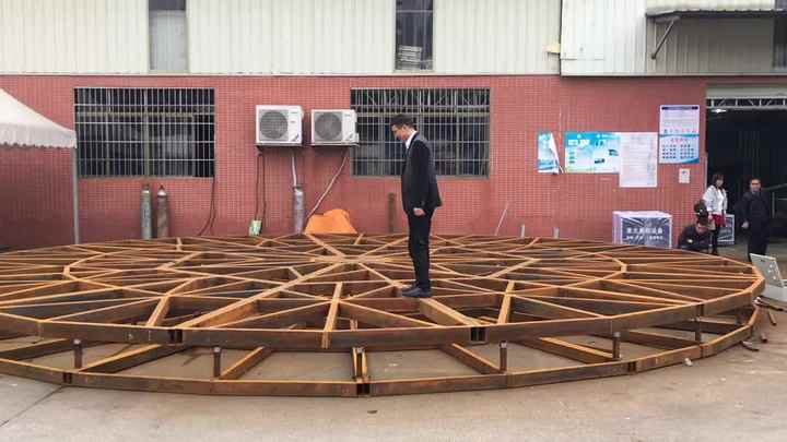 Car Rotating Platform - Hydraulic Scissor Revolving Stage